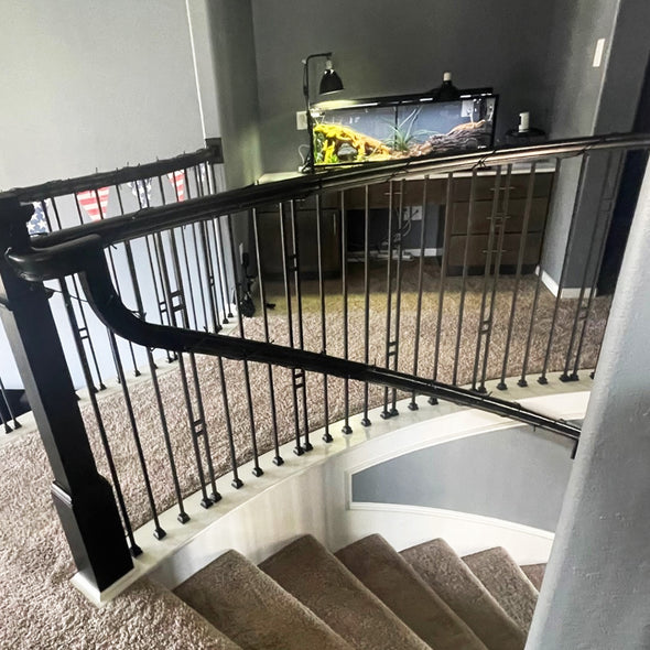 Double Bar Panel Wrought Iron Baluster - Affordable Stair Parts ...