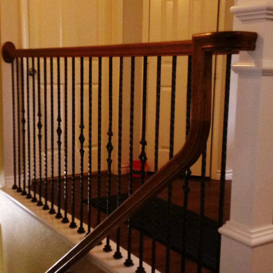 2-Rise Left Gooseneck Handrail Fitting - Affordable Stair Parts ...