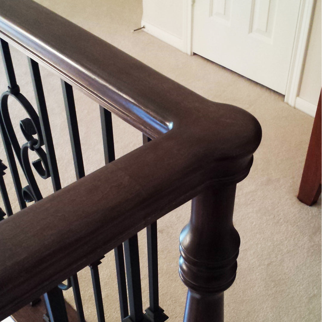 Level Quarter Turn Handrail Fitting with Cap - Affordable Stair Parts ...