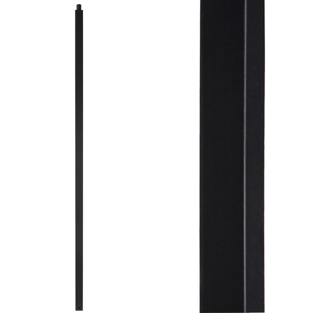 Plain Stair Wrought Iron Newel Post - Affordable Stair Parts ...