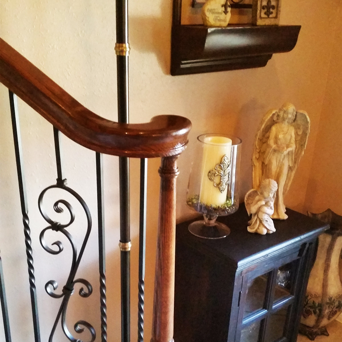 Right Hand Stair Turnout Handrail Fitting - Affordable Stair Parts ...