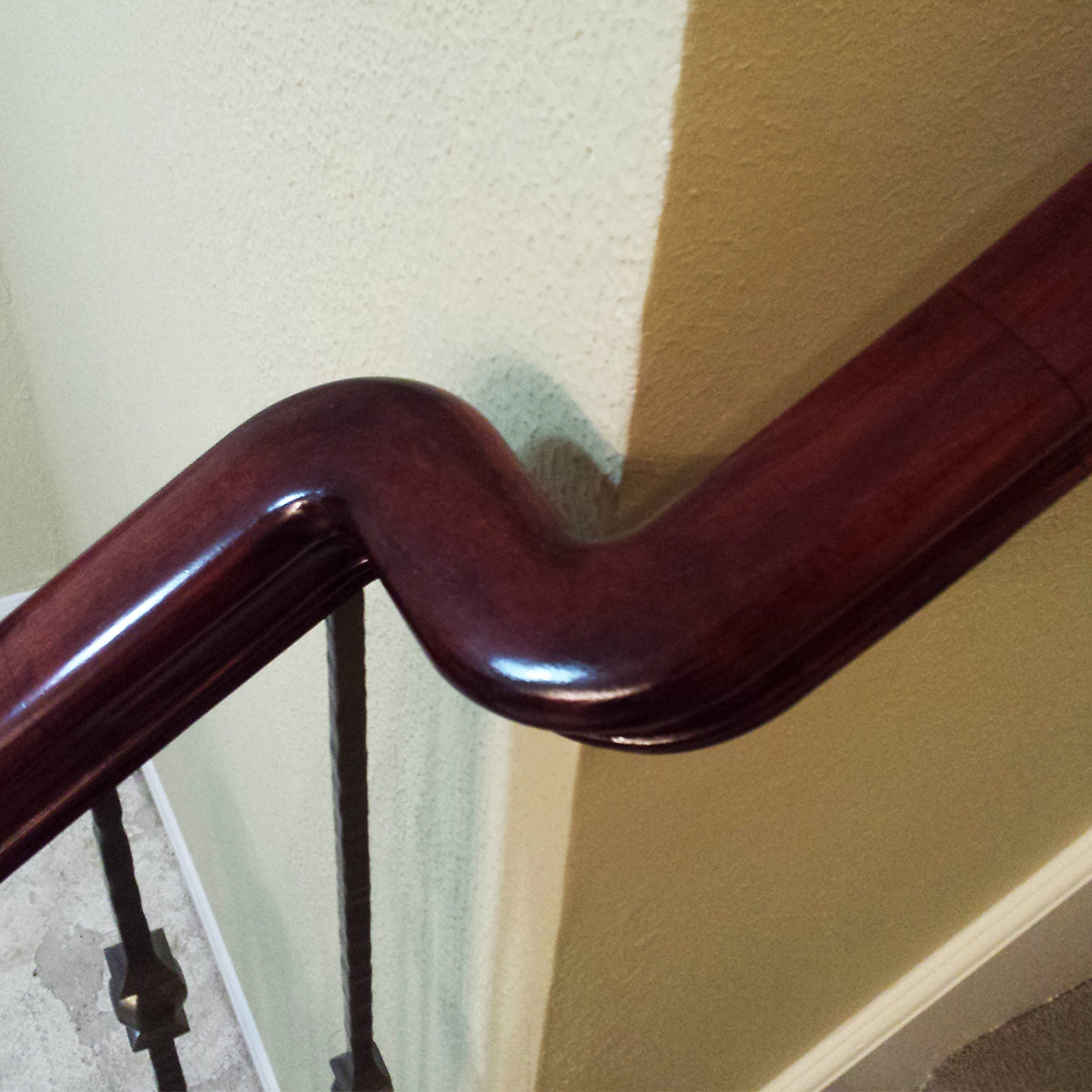 Left "S" Turn Stair Handrail Fitting - Affordable Stair Parts ...