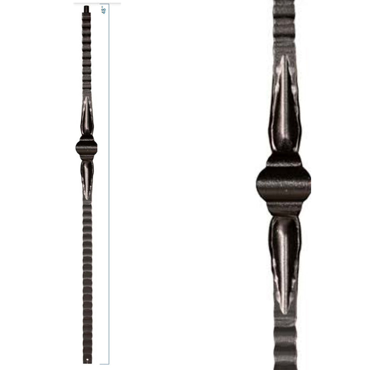 Gothic Stair Iron Newel Post - Affordable Stair Parts – Affordable ...
