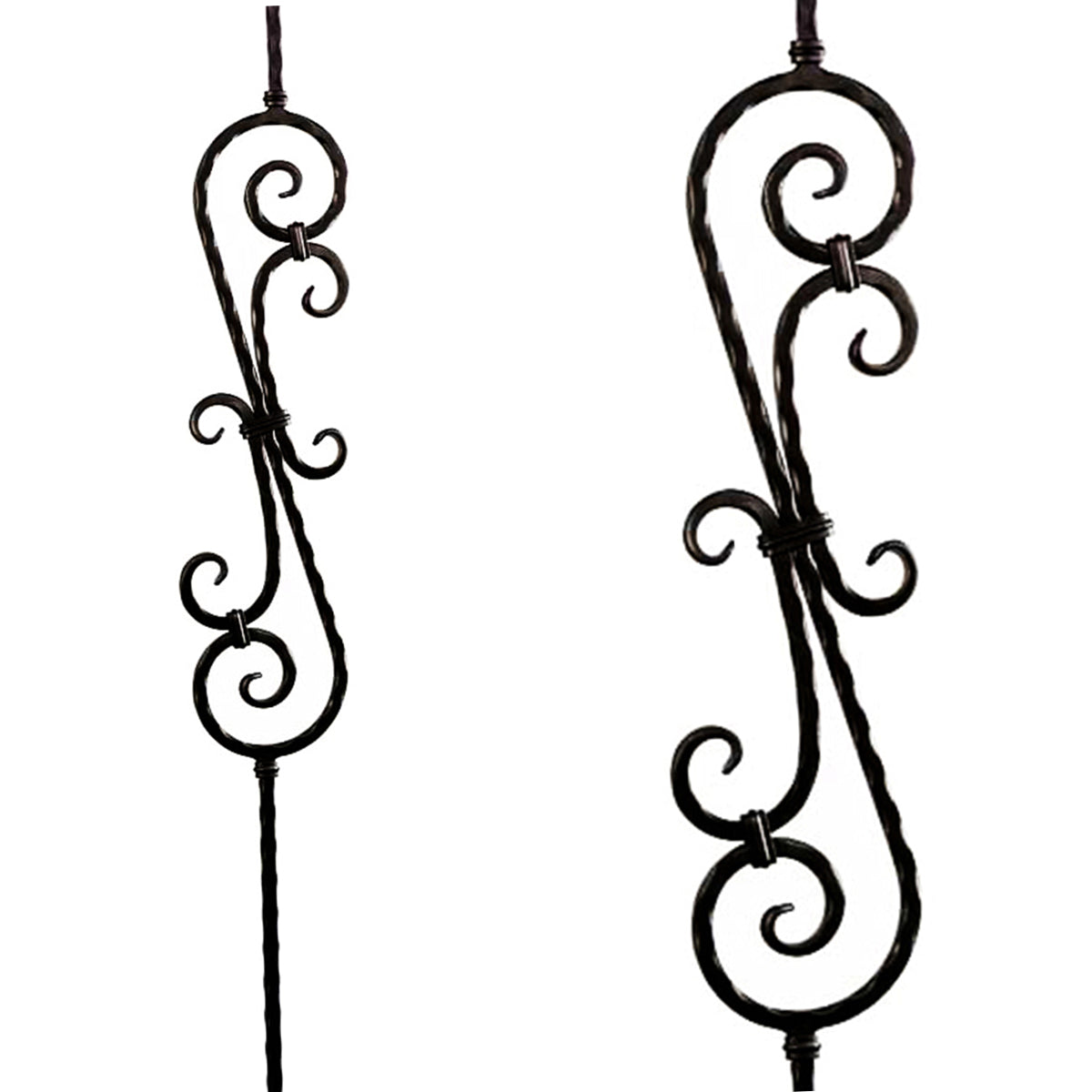 Wrought Iron Balusters - Affordable Stair Parts – tagged "Scrolls ...