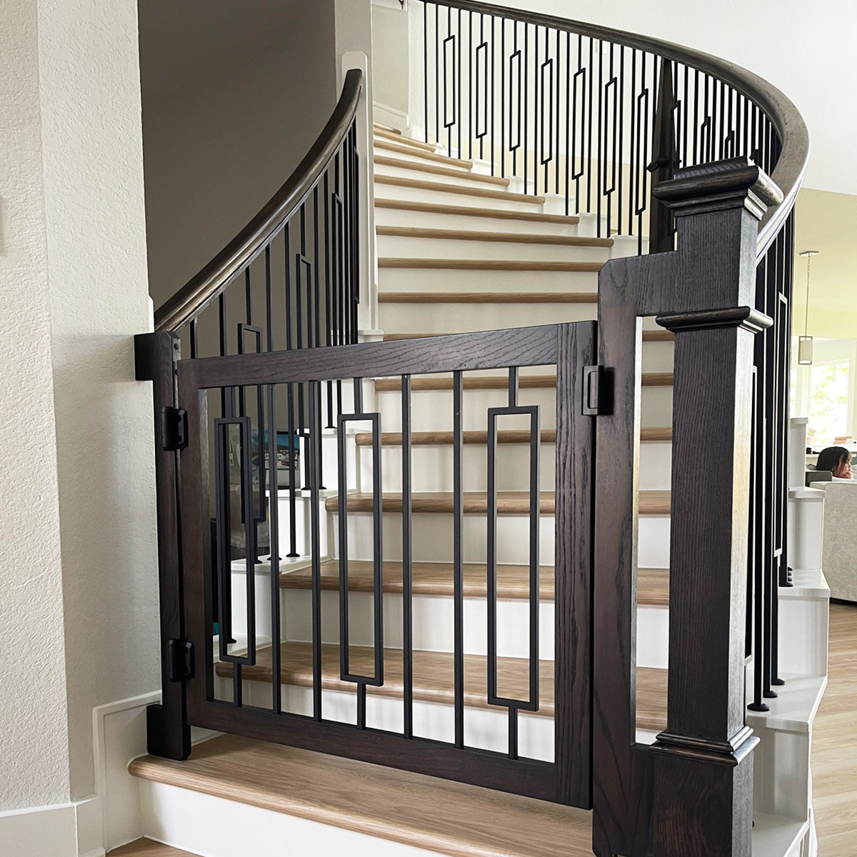 Triple Rectangle Modern Iron Baluster - Affordable Stair Parts ...