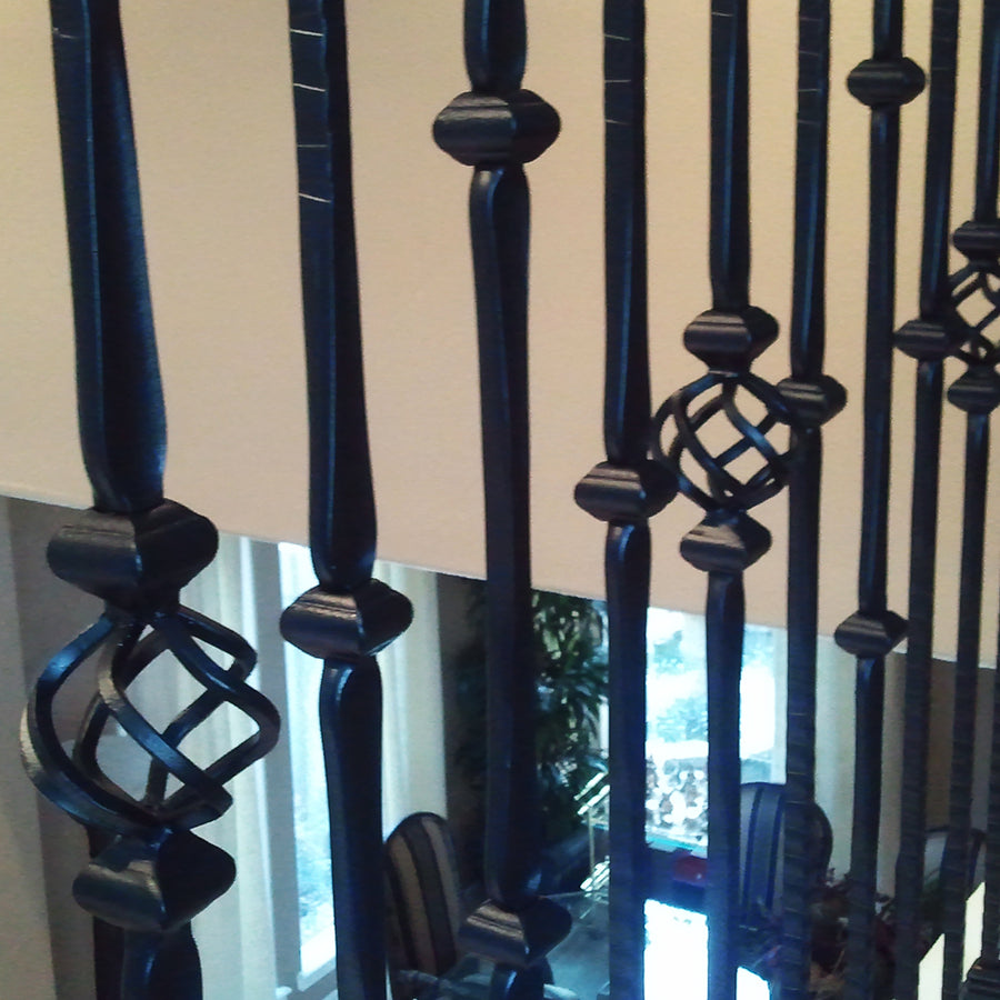 Gothic Single Knuckle Hammered Iron Baluster - Affordable Stair Parts ...