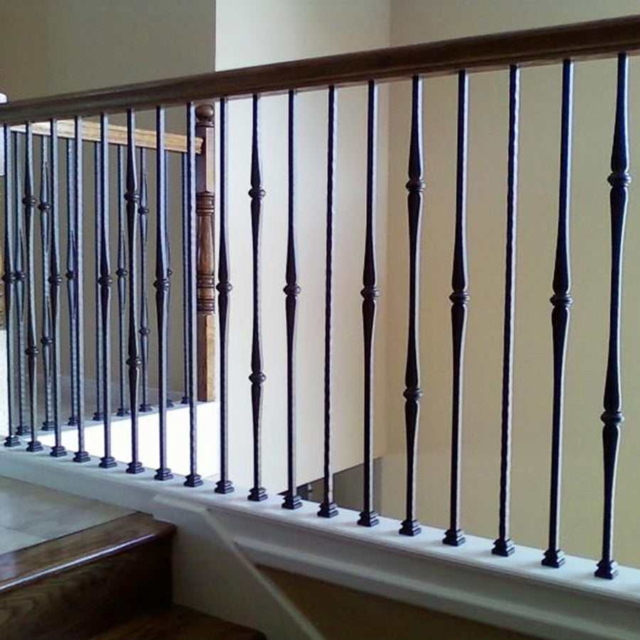 Gothic Hammered Straight Bar Iron Baluster - Affordable Stair Parts ...
