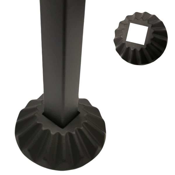 Round Flat Shoe Collar for 1/2" Balusters - Affordable Stair Parts ...