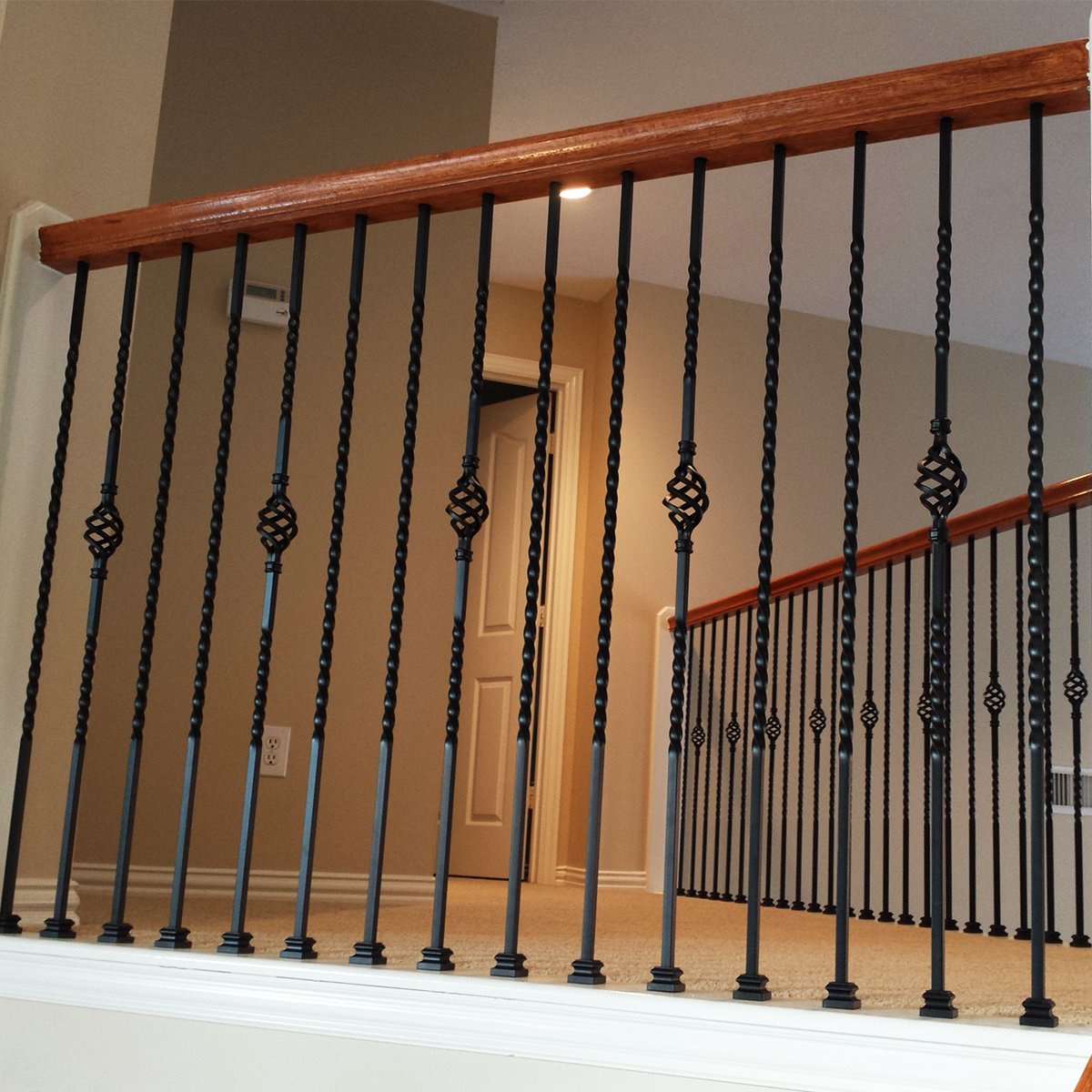 Single Basket Wrought Iron Baluster - Affordable Stair Parts ...