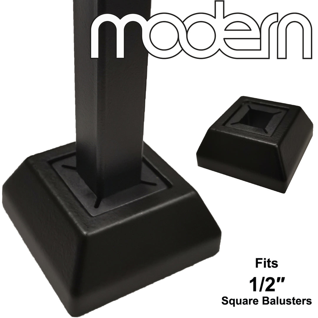 Modern Flat Iron Baluster Shoe - Affordable Stair Parts – Affordable ...