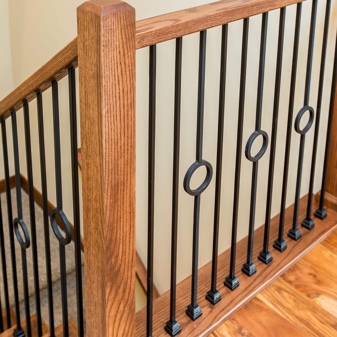 Single Ring/Circle Wrought Iron Baluster - Affordable Stair Parts ...