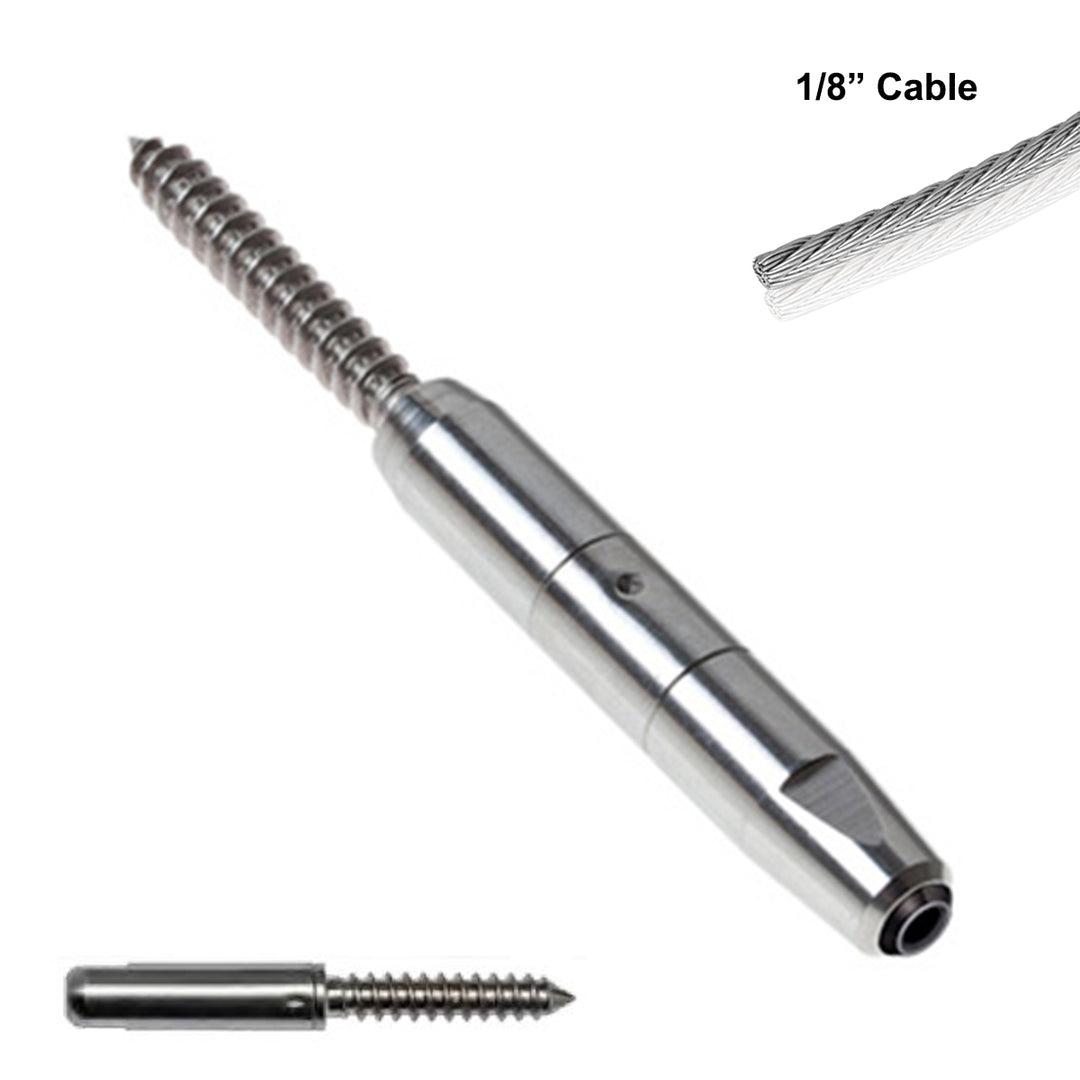 Swagless Non-Tensioning End Lag Screw Cable Terminal - Affordable Stair ...